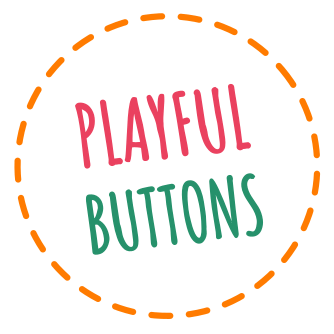 Designohrringe, Spiegel, Buttons - Playful buttons